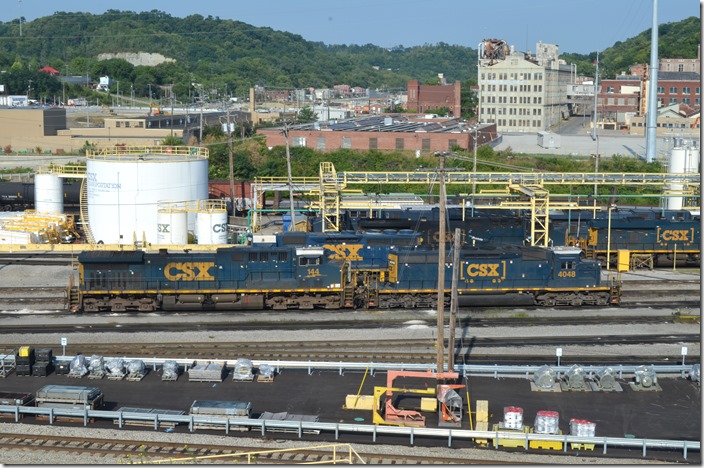 CSXTHS - Rail Fanning - CSX Queensgate Yard hump - 08-02-2019